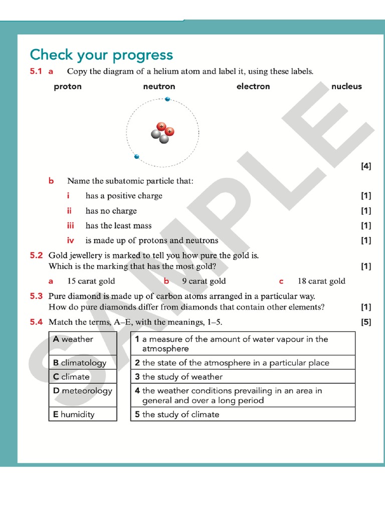 Check Your Progress Chap 5 and Chap 2 | PDF