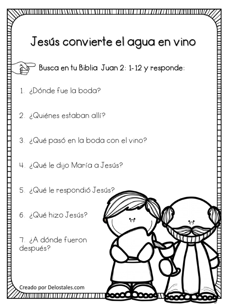 Jesús Convierte El Agua en Vino | PDF
