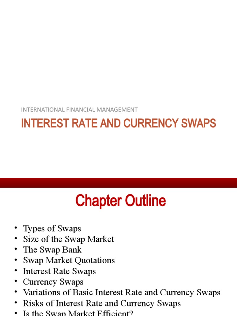 Interest Rates and Currency Swaps | PDF | Swap (Finance) | Currency Swap