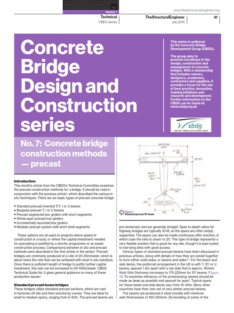 Concrete Bridge Design and Construction Series | PDF | Prestressed ...