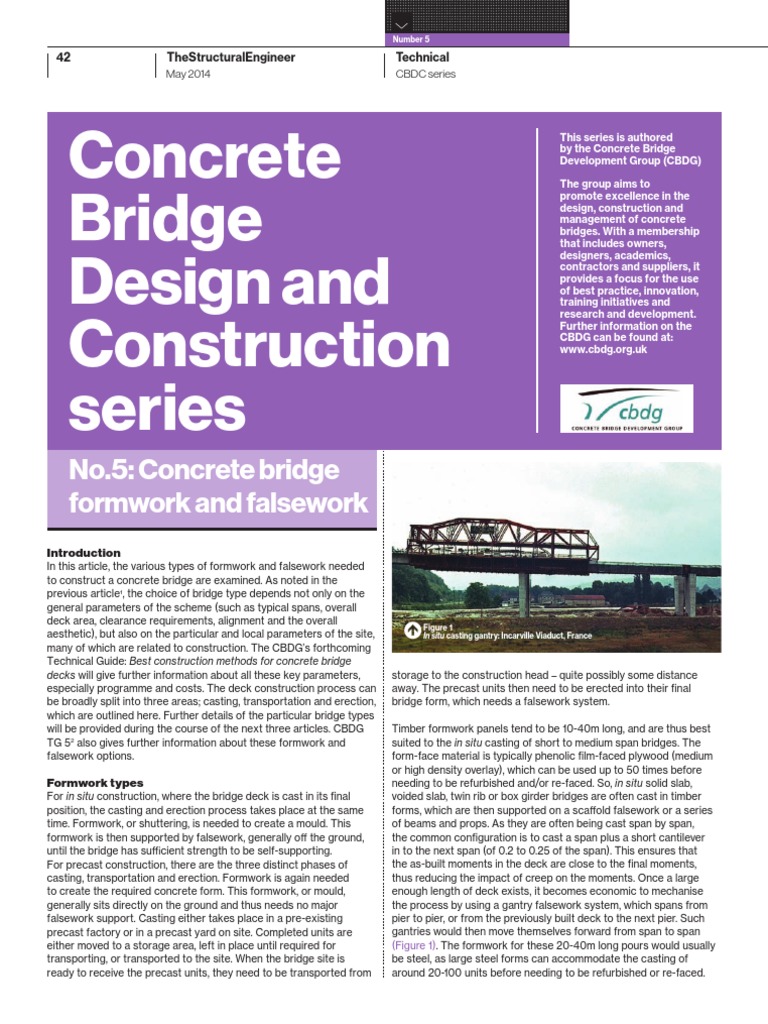Concrete Bridge Design and Construction Series | PDF | Precast Concrete ...
