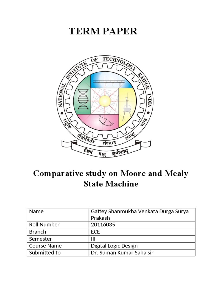 DLD Term Project | PDF | Computer Engineering | Computing