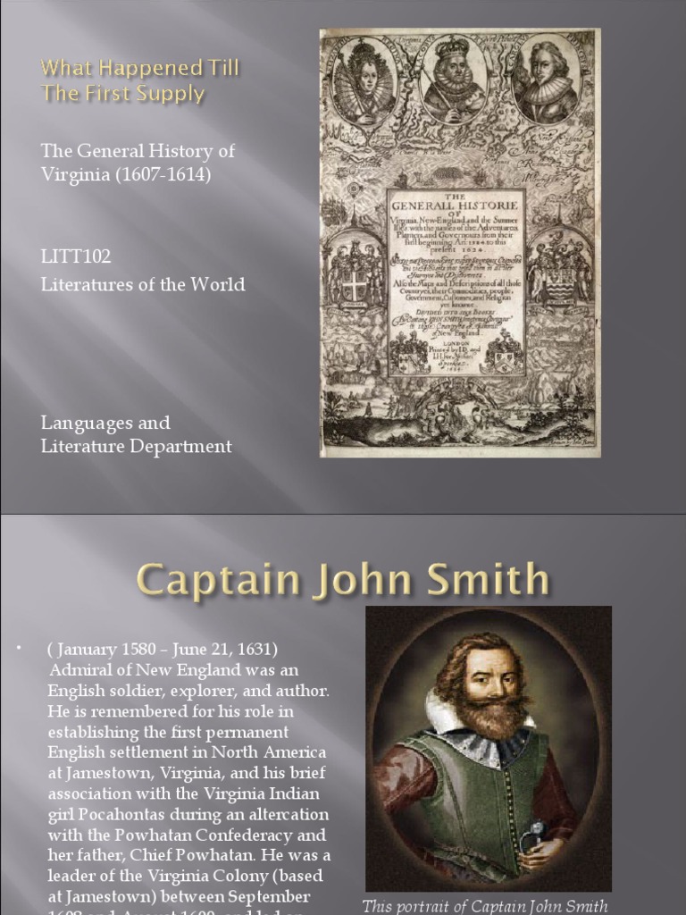 The General History of Virginia (1607-1614) | PDF