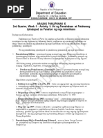 Grade 7 Module in Ap (3rd Quarter 2nd Module) | PDF
