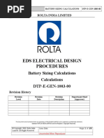 Battery Sizing Calculation Methodology: Ieee STD 485 (1997, R2003) IEEE ...