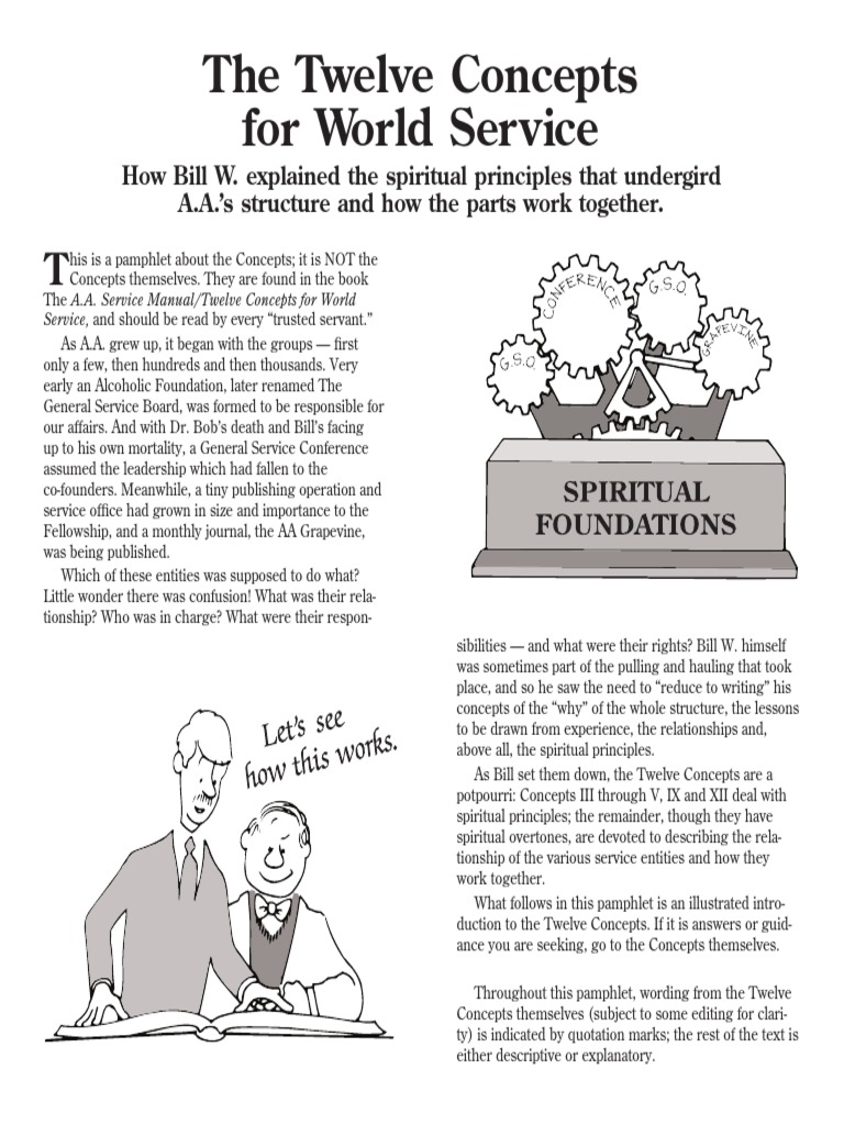 The Twelve Concepts For World Service | PDF | Alcoholics Anonymous ...