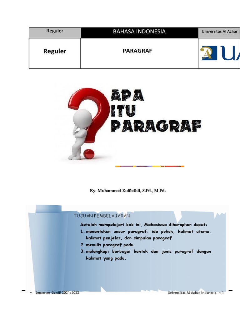 Menulis Paragraf Padu dan Kohesif | PDF | Kajian Bahasa Asing