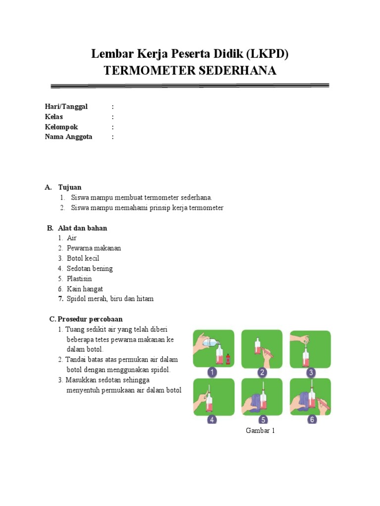 7 - Ganjil - Termometer Sederhana | PDF