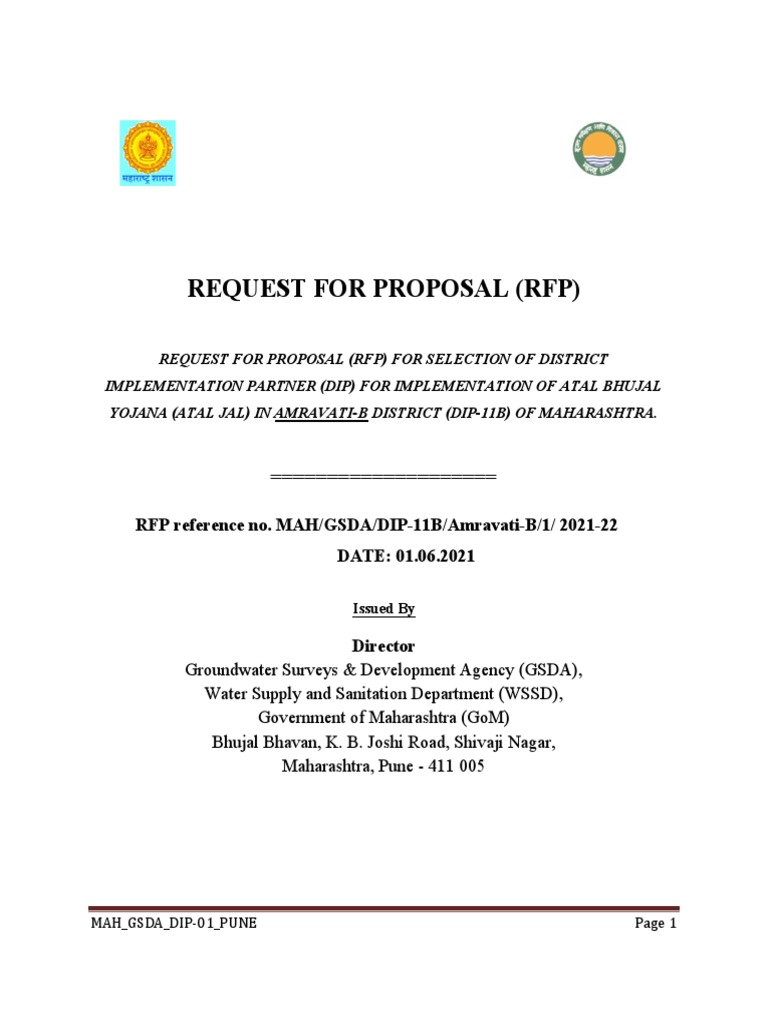 Request For Proposal (RFP) | PDF | Request For Proposal | Legal Liability