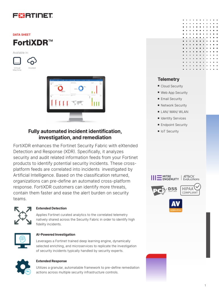 Fortixdr | PDF | Cloud Computing | Ransomware