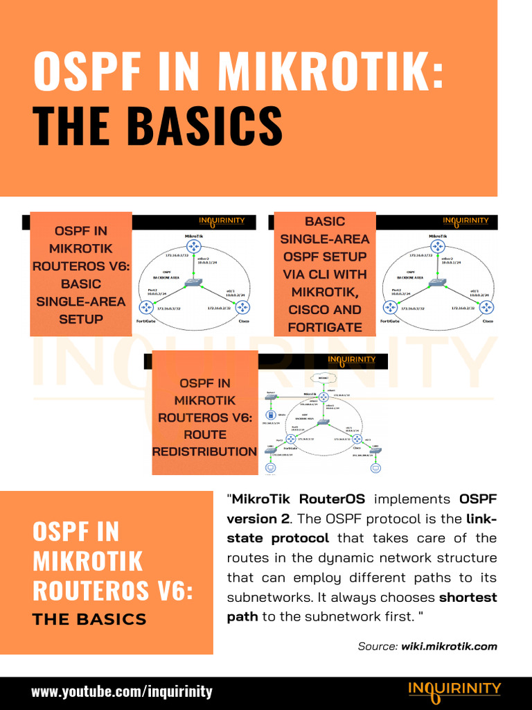OSPF Basics for MikroTik Users | PDF | Computer Science | Router ...