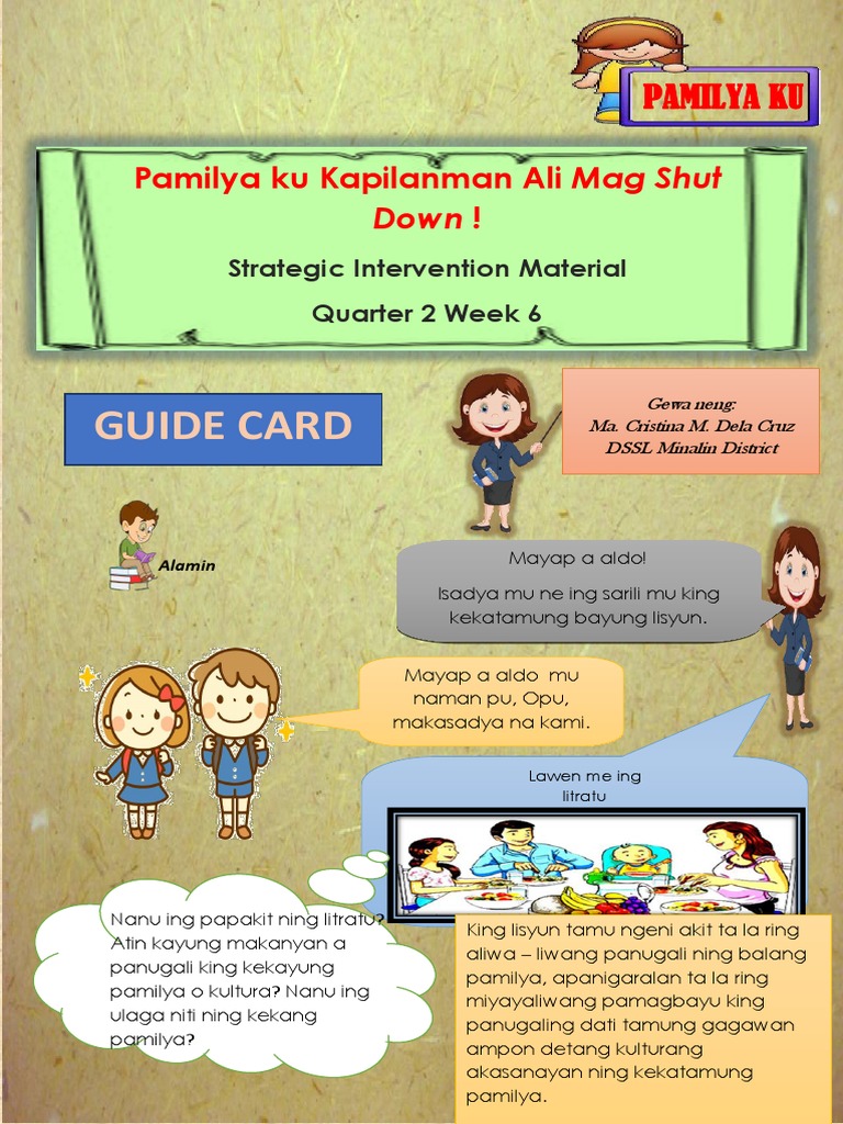 AP1 - Q2 - MELC - WEEK6 - MSIM6 - Kapampangan (15pages) | PDF
