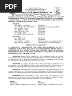 BARANGAY RESOLUTION Reprogramming | PDF | Government