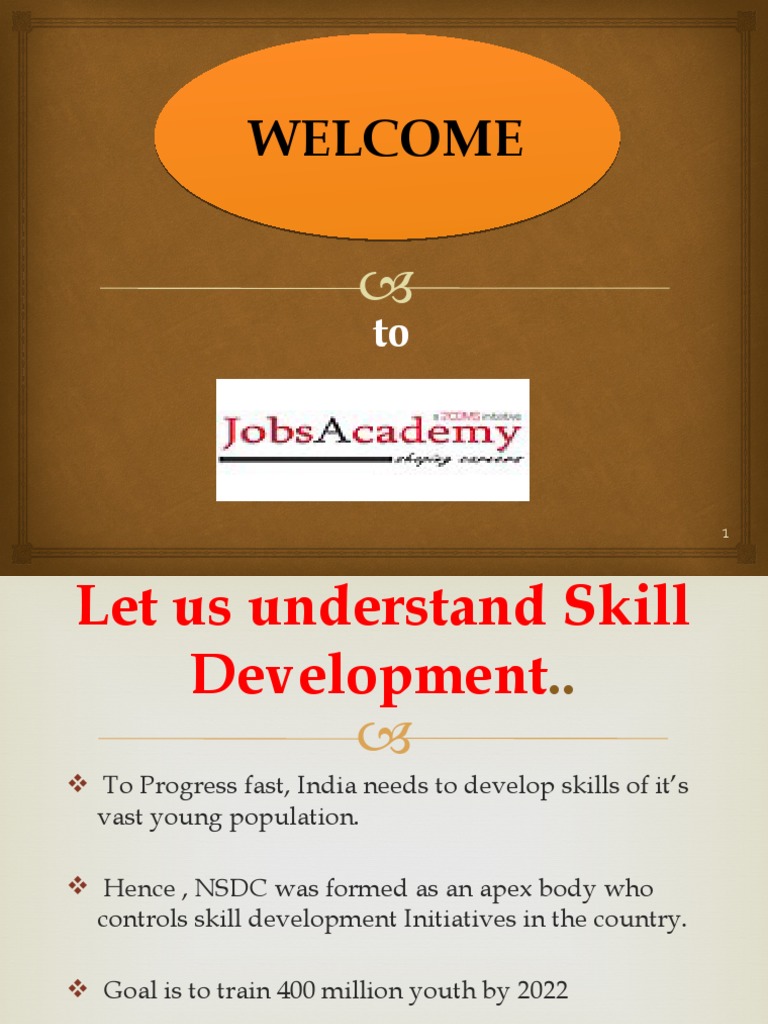 NSDC and SSC and Skill Concept | PDF | Mentorship | Curriculum