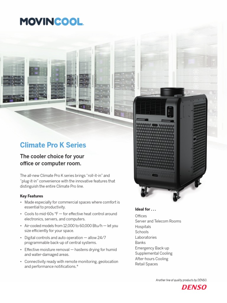 MovinCool Climate Pro K60 Catalog | PDF | Amplifier | Capacitor
