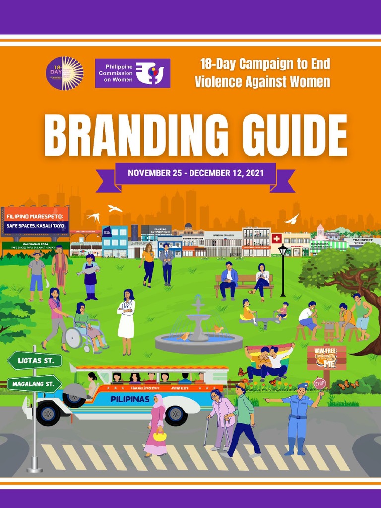 2021 18 Day To End VAW Branding Guide | PDF | Logos | Typography