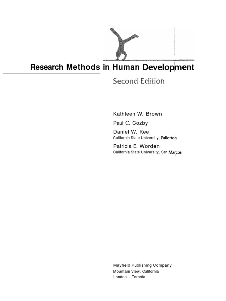 Research Methods in Human Development | PDF | Statistics | Correlation ...