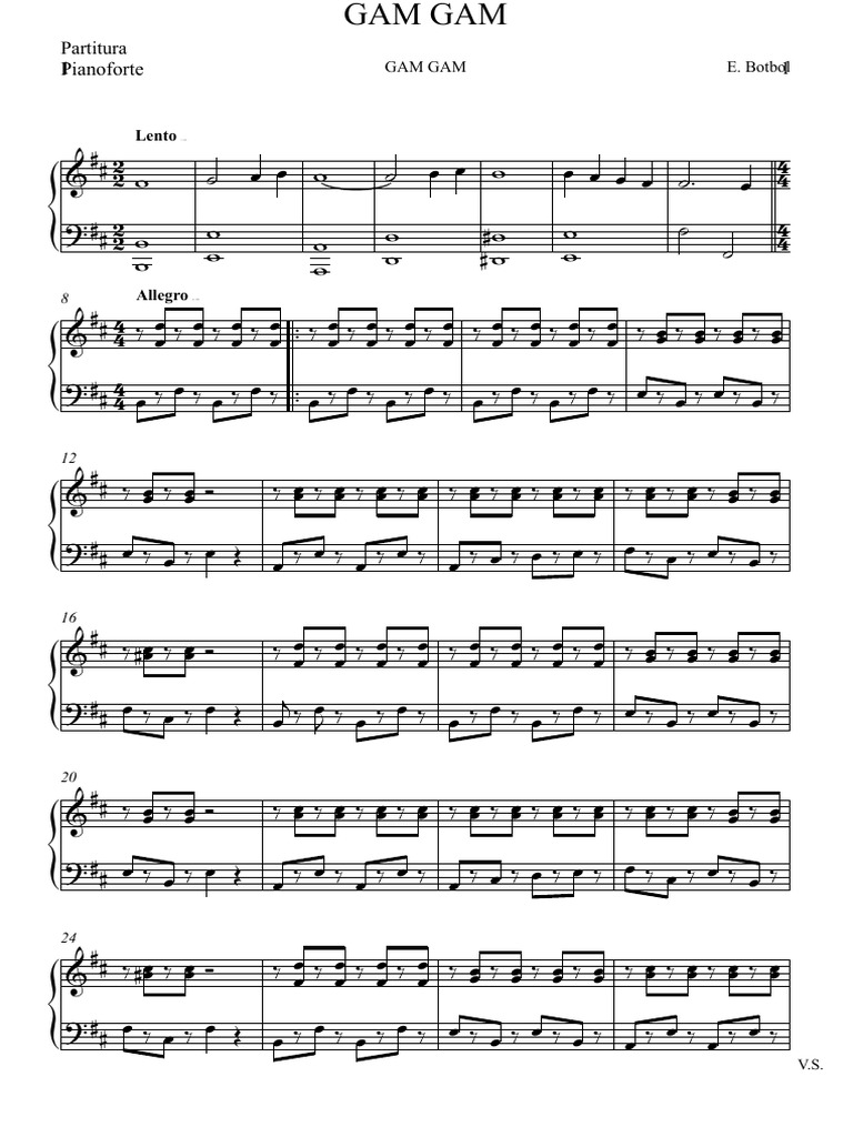 @GAM Gam Pianoforte@ | PDF