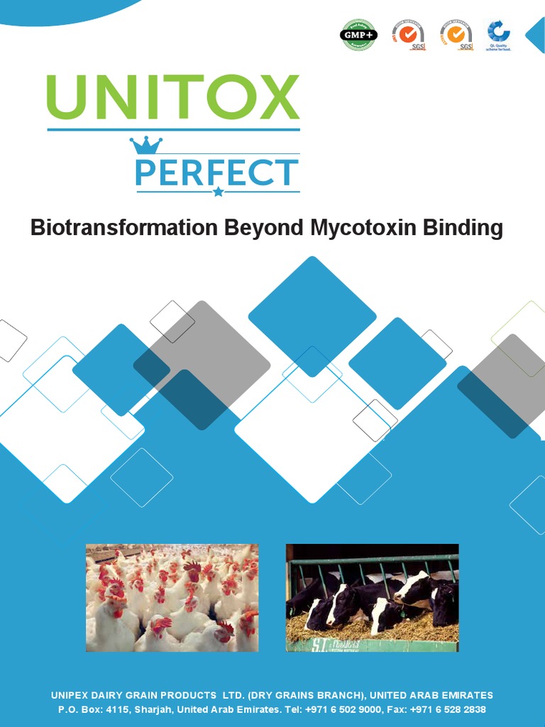 Brochure - Unitox Perfect | PDF | Mycotoxin | Adsorption