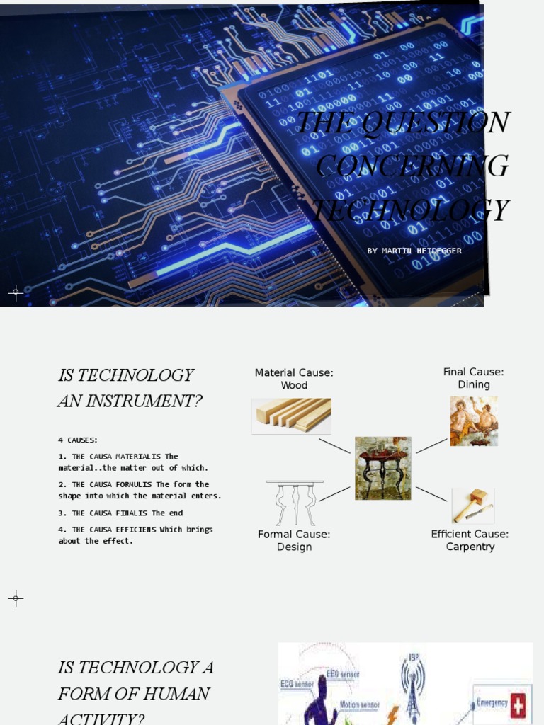 Question Concerning Technology by Heidegger | PDF