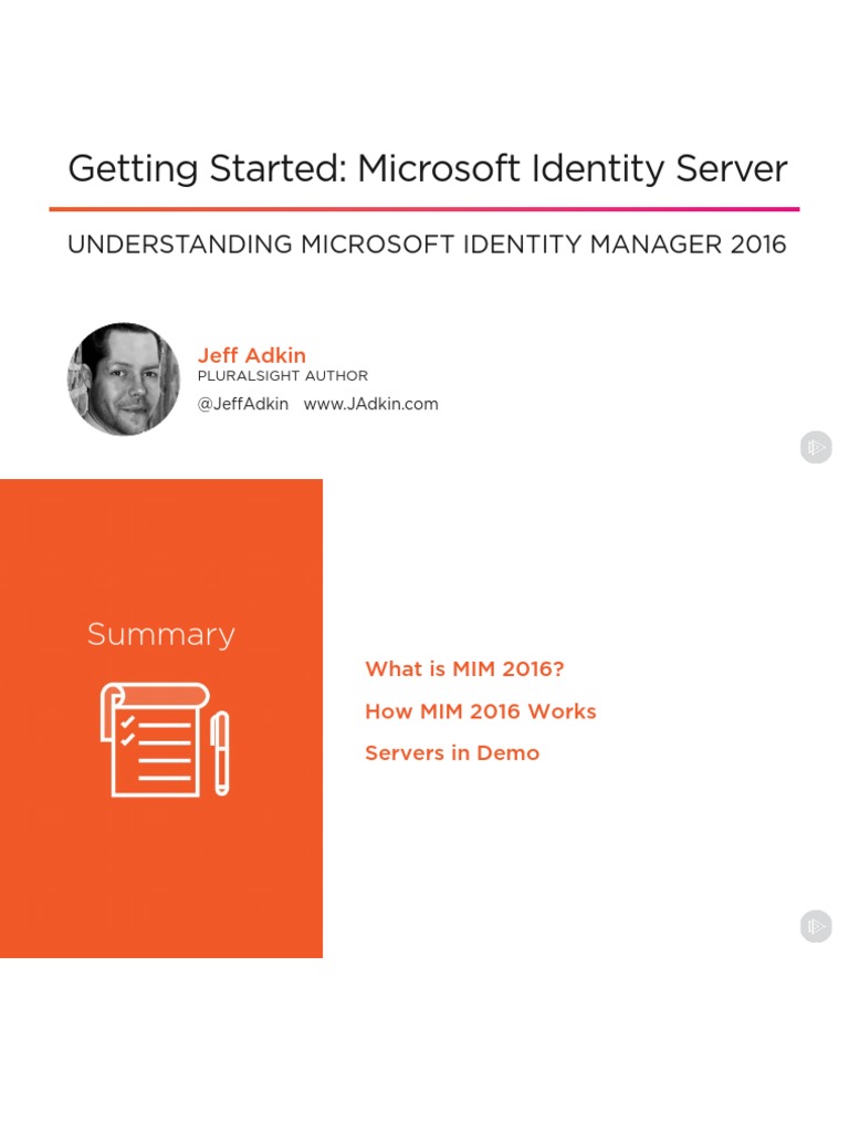 Getting Started: Microsoft Identity Server | PDF
