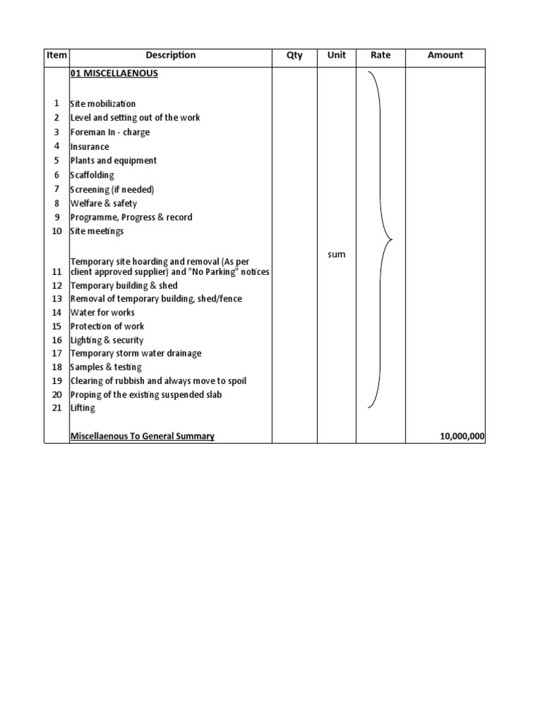 Estimate For Scrubber Tank Foundation | PDF | Concrete | Building ...