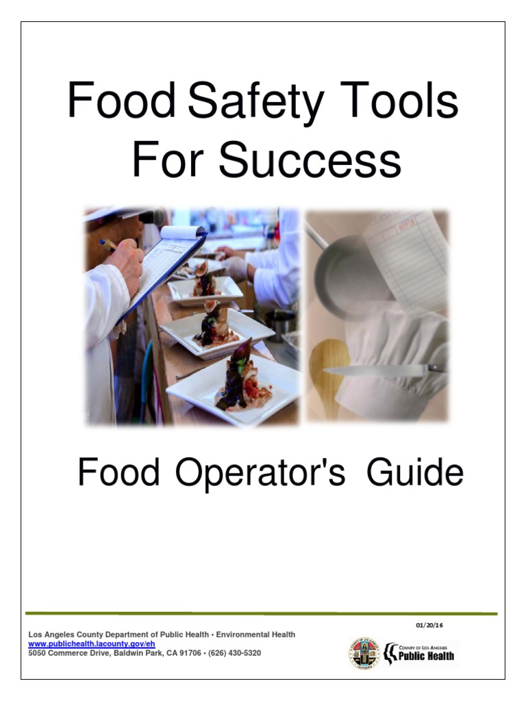 Food Operator's Guide: Monthly Self-Audit Checklist and Tools for Food ...