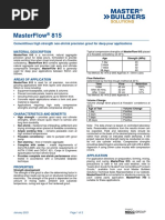 Masterflow 559: Versatile High Strength, Non Shrink Cementitious ...