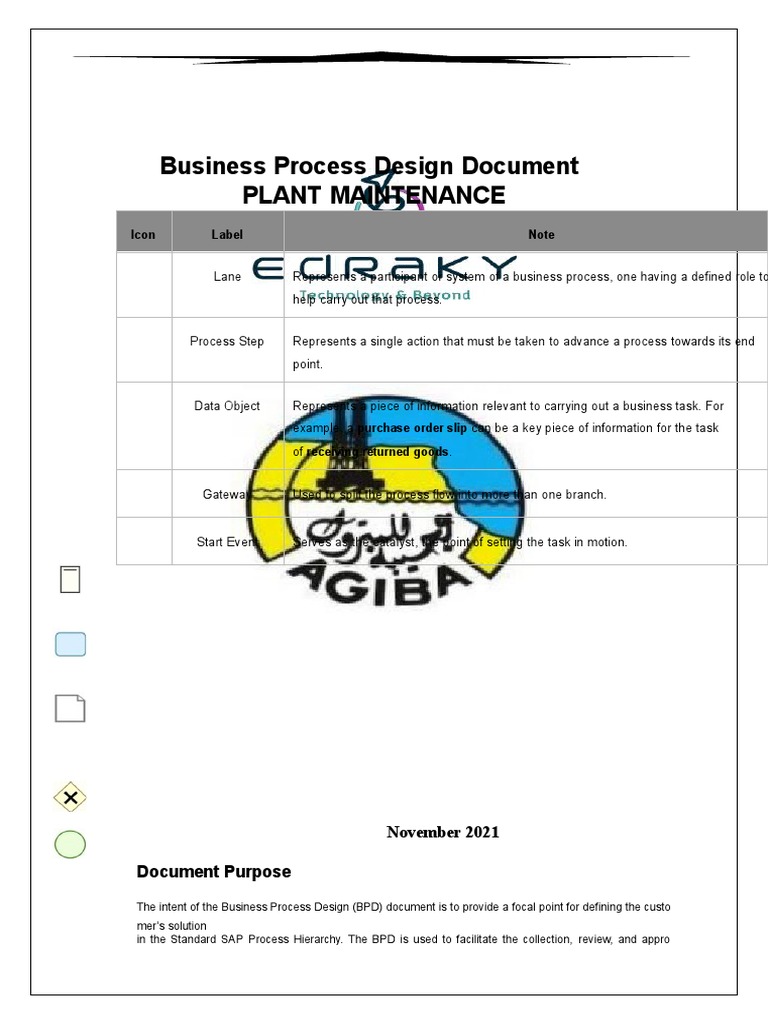 Plant Maintenance Process Design Guide | PDF | Business Process ...
