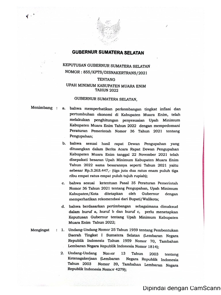 UMK Muara Enim 2022 | PDF