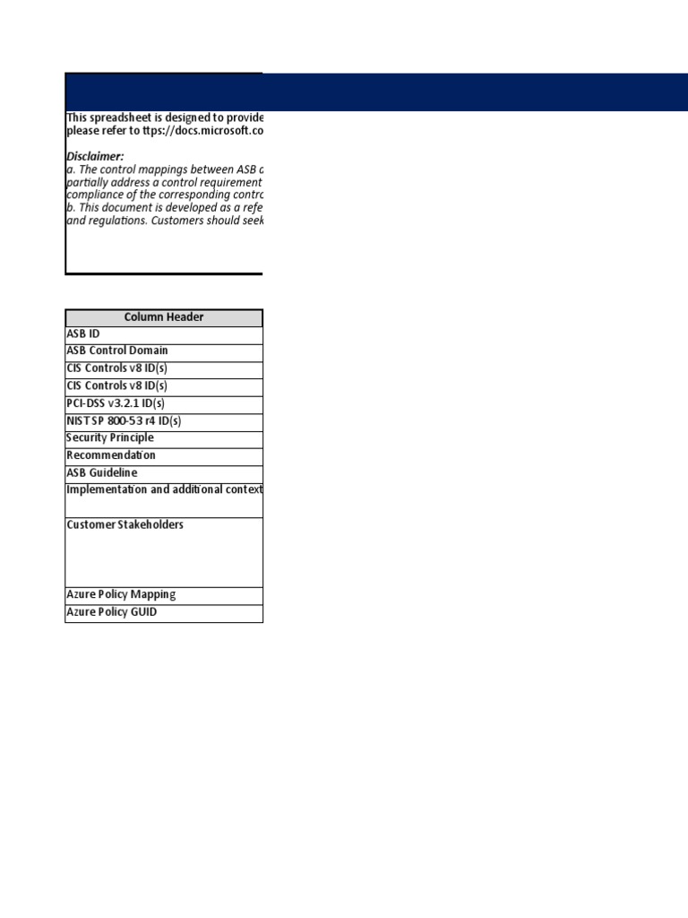 Azure Security Benchmark v3.0 | PDF | Firewall (Computing ...