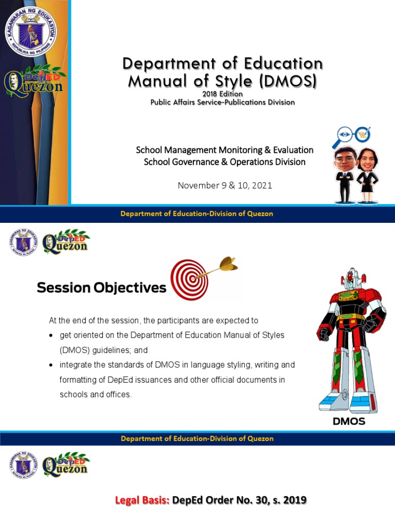 DMOS DO 30 S. 2019 DepEd Quezon | PDF | Acronym | Anno Domini