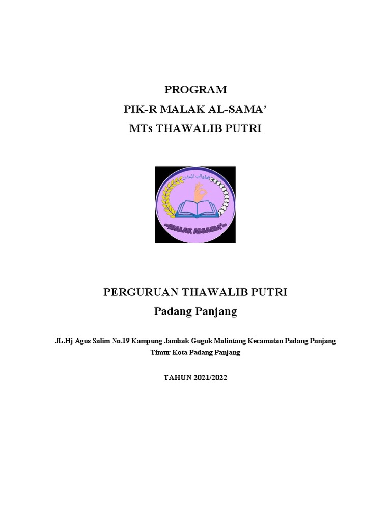 Program Pik-R | PDF | Ilmu Sosial