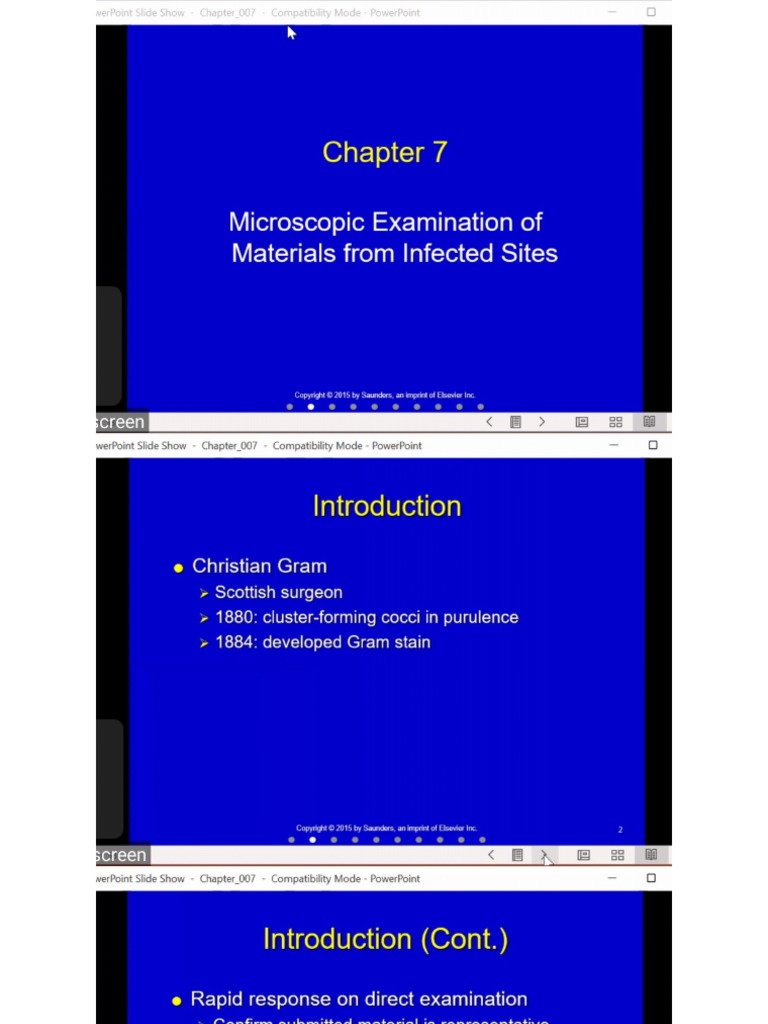 Chapter 7 Microscopic Examination of Materials From Infected Sites | PDF