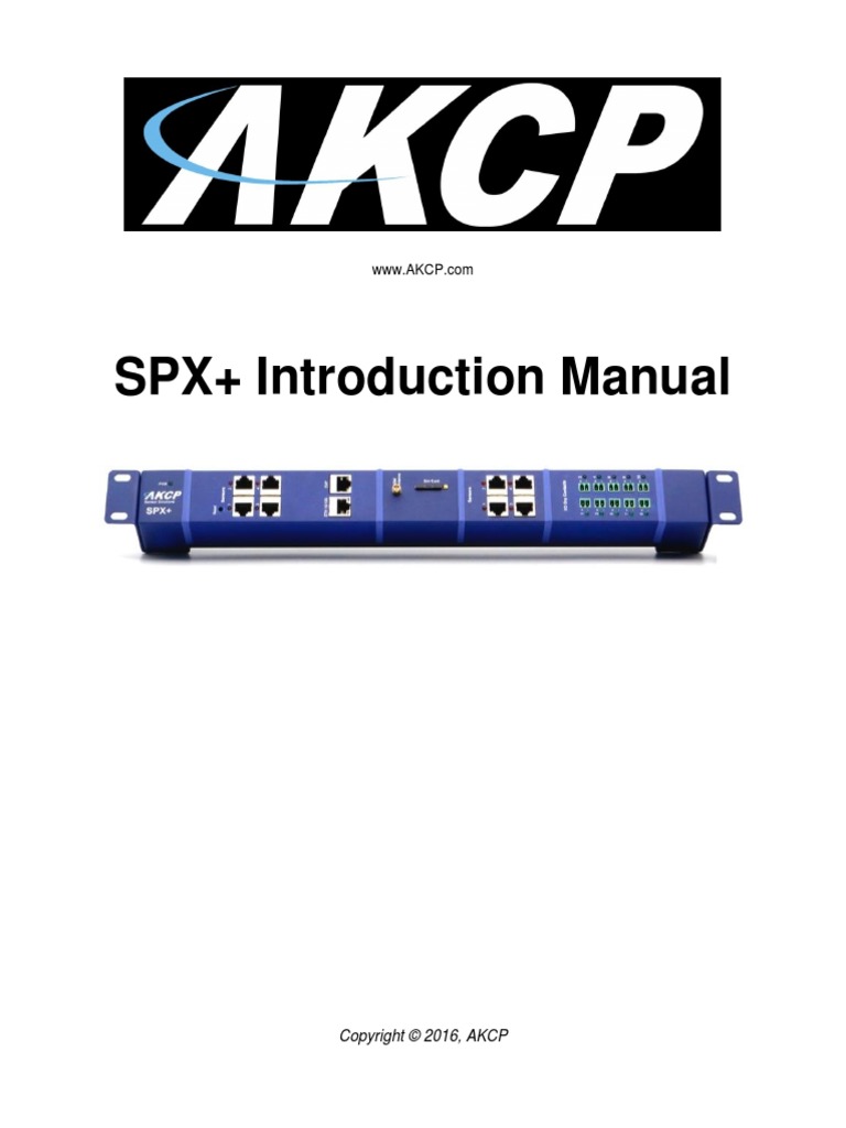 SPX+ Introduction Manual | PDF | Switch | Ip Address