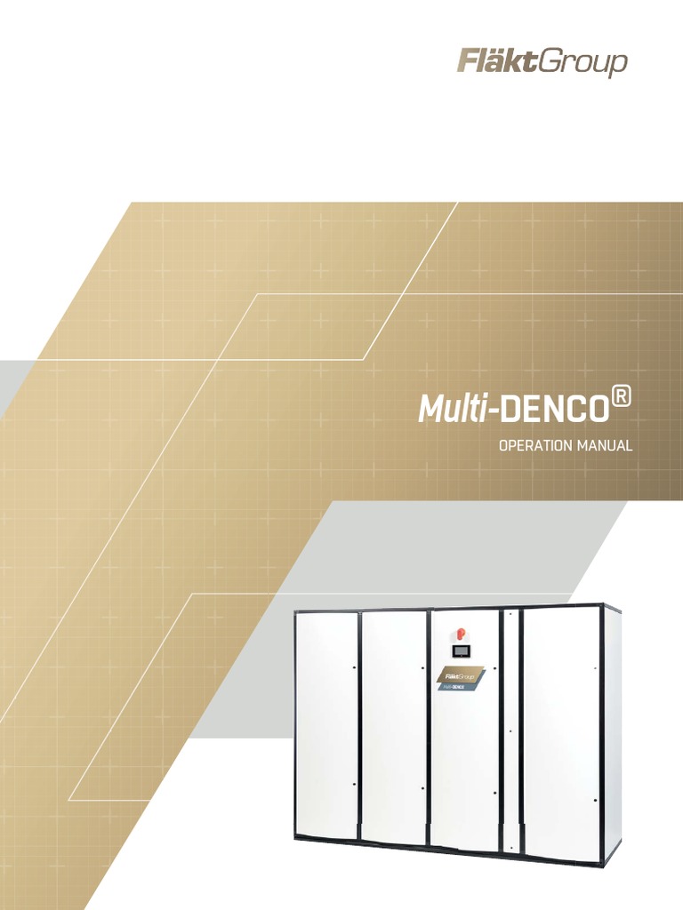 FG - Multi-Denco Operation Manual - Maintenance-Installation ...