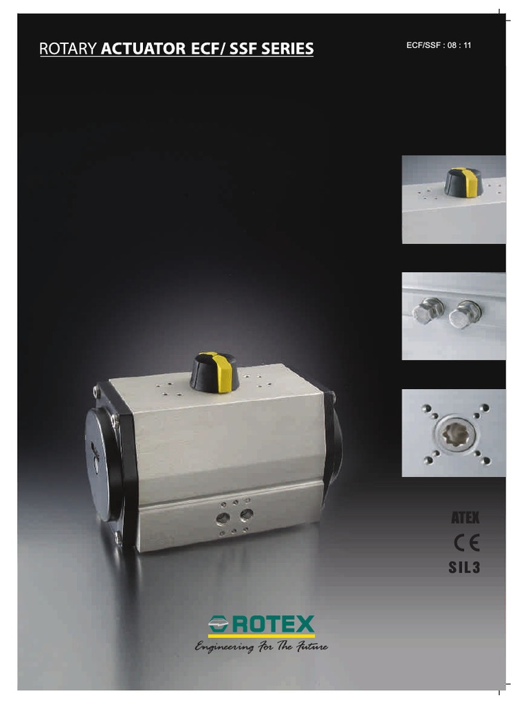 ECF/SSF : 08 : 11: Rotex Double Rack and Pinion Actuator Series | PDF ...
