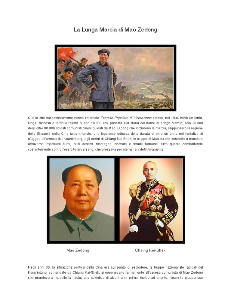 La Lunga Marcia Di Mao Zedong | PDF