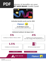 Axis Bank Liberty Debit Card Benefits | PDF | Debit Card | Credit Card
