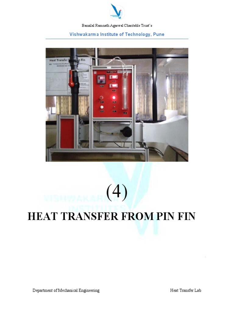 12 - Lab4 - Pin Fin | PDF | Heat Transfer | Heat
