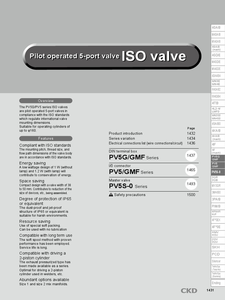 CKD IS0 12 Valves | PDF | Valve | Manufactured Goods