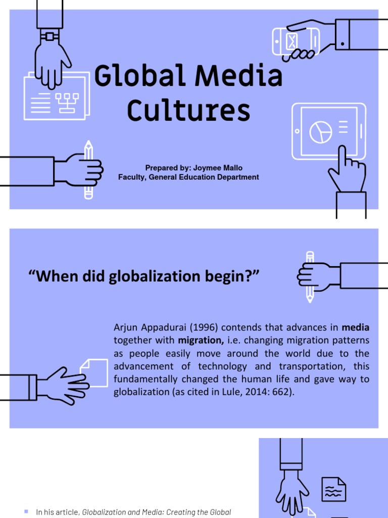 Global Media Cultures | PDF | Globalization | Media (Communication)