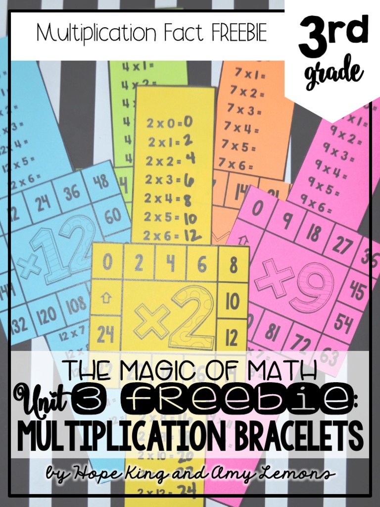Multiplication Fact FREEBIE: The Magic of Math | Download Free PDF ...