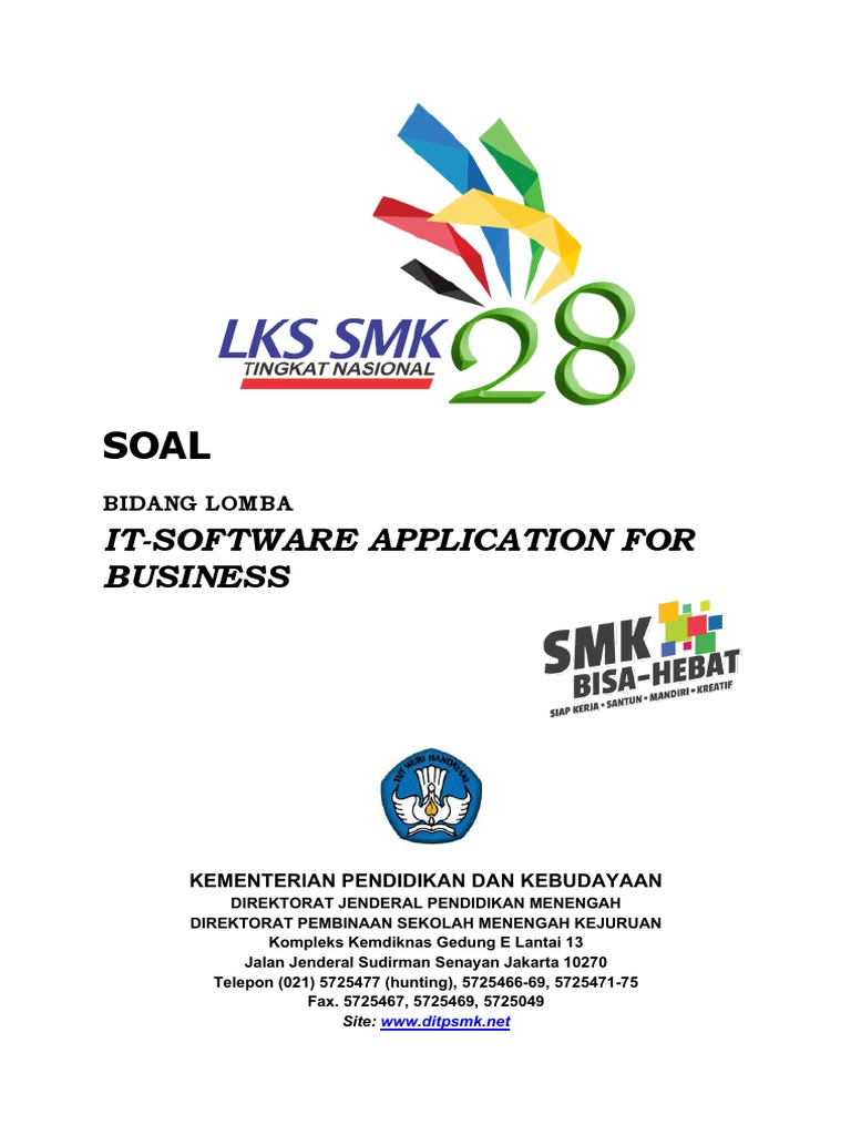 Soal LKS Nasional 2020 | Download Free PDF | Databases | Graphical User Interfaces
