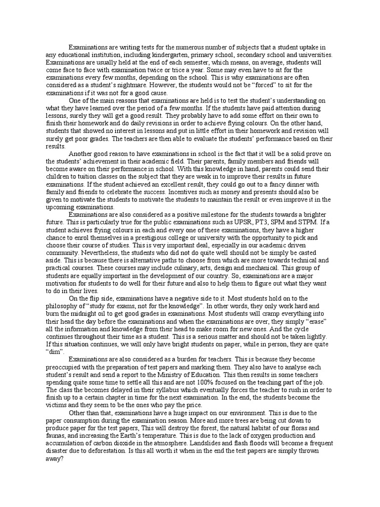 English Essay 2 | Download Free PDF | Test (Assessment) | Schools