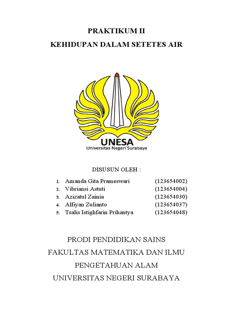 Kehidupan Mikroba dalam Setetes Air | PDF