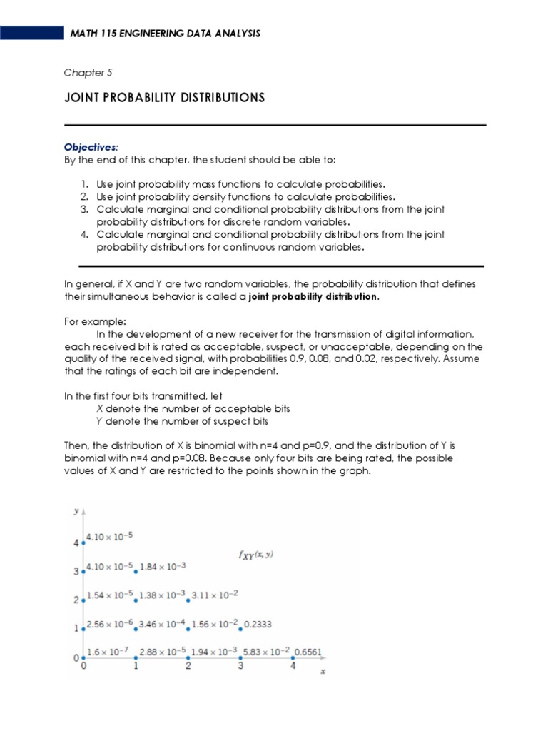 Module 5 - Joint Probability | Download Free PDF | Probability ...