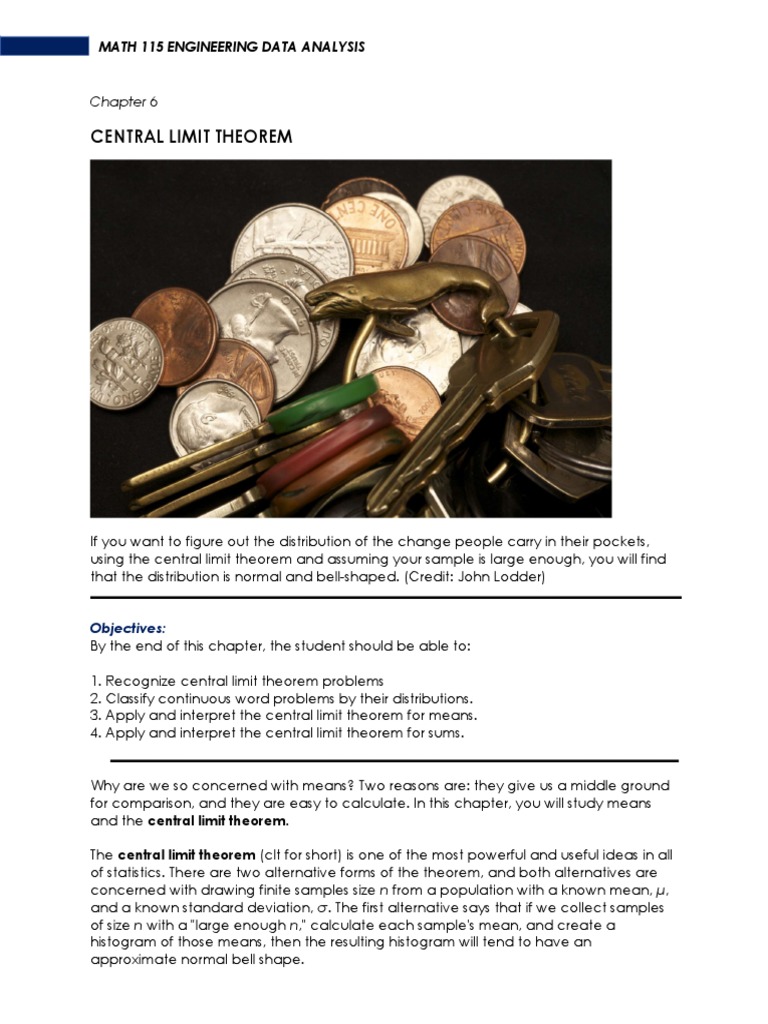 Probability of Sample Mean in Soccer Match | PDF | Mean | Standard ...
