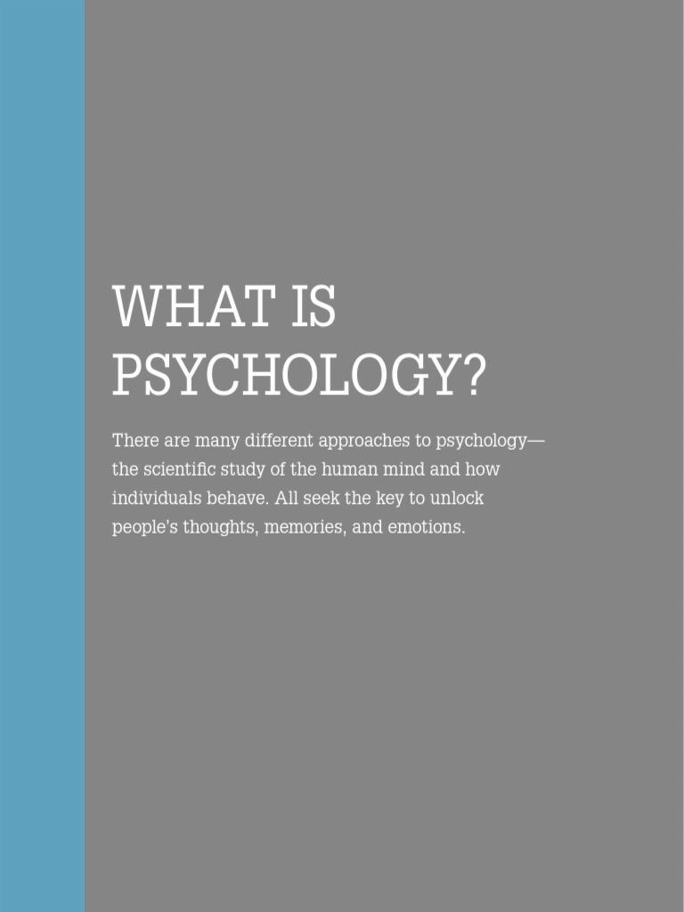 How Psychology Works - The Facts Visually Explained | PDF | Id | Psychology