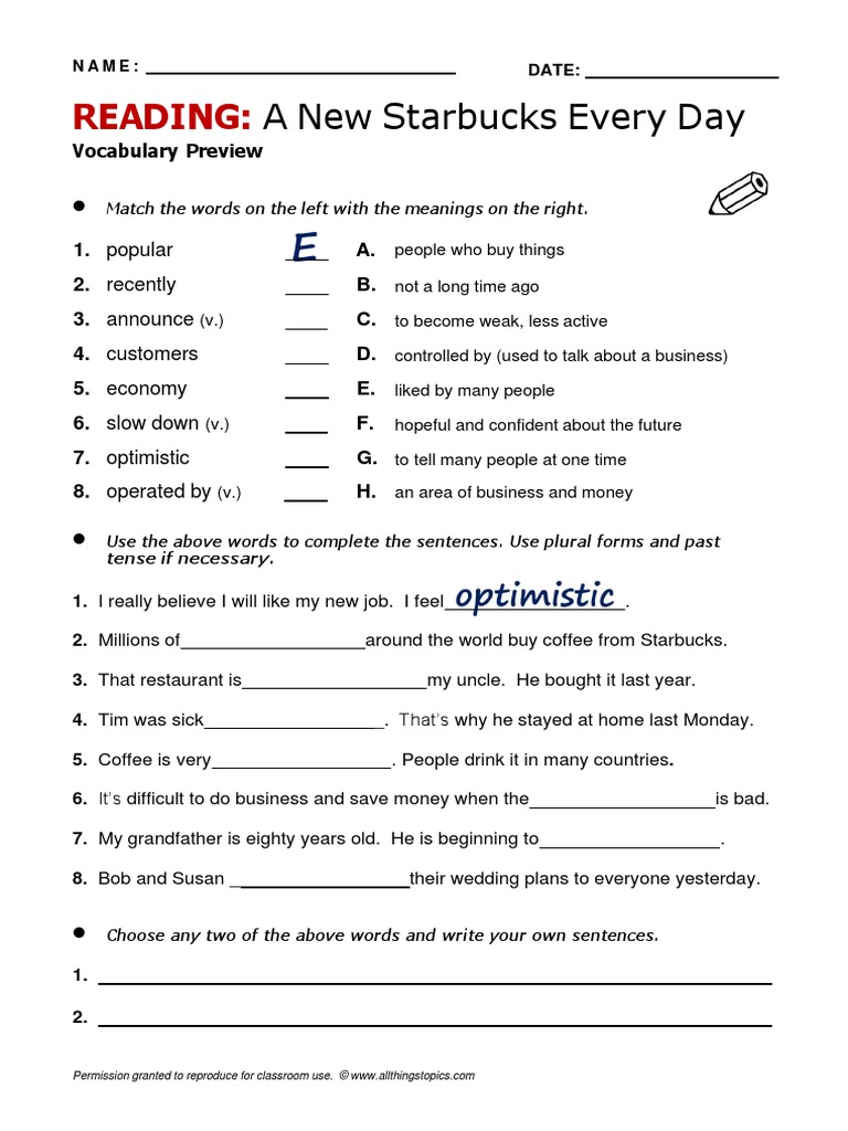 Activity 5 Reading-Newstarbucks | PDF | Starbucks | Coffeehouse
